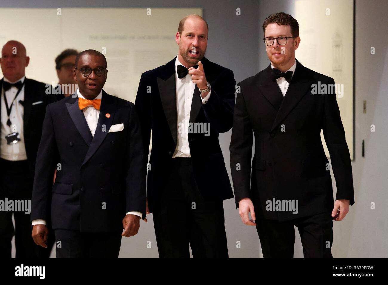 The Prince of Wales, Nicholas Cullinan, Director of the British Museum ...