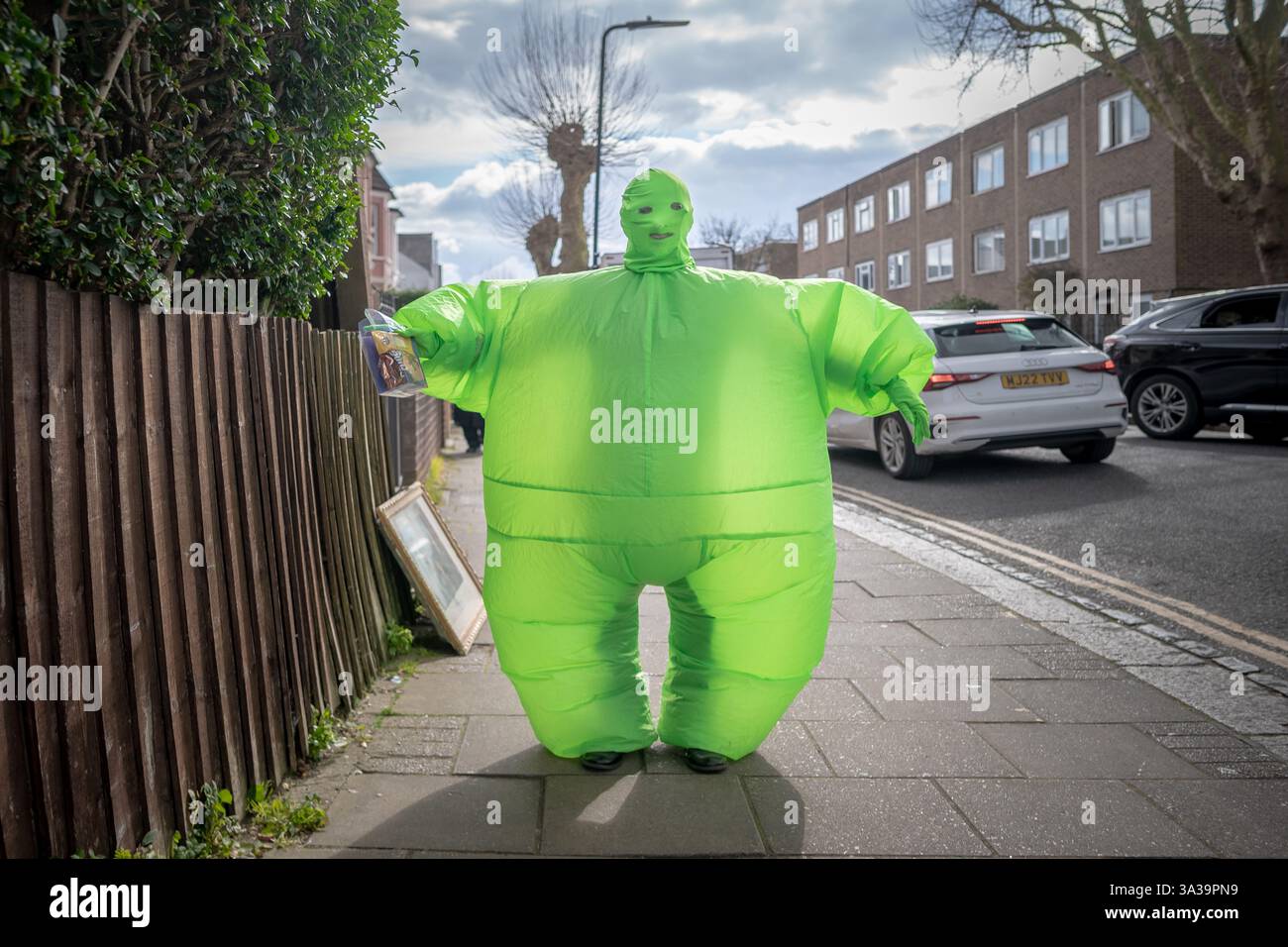 London, UK. 14th March, 2025. British Haredi Jews in north London ...