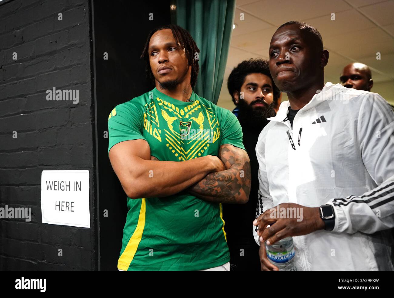 Anthony Yarde during a media workout at the Peacock Gym, London ...