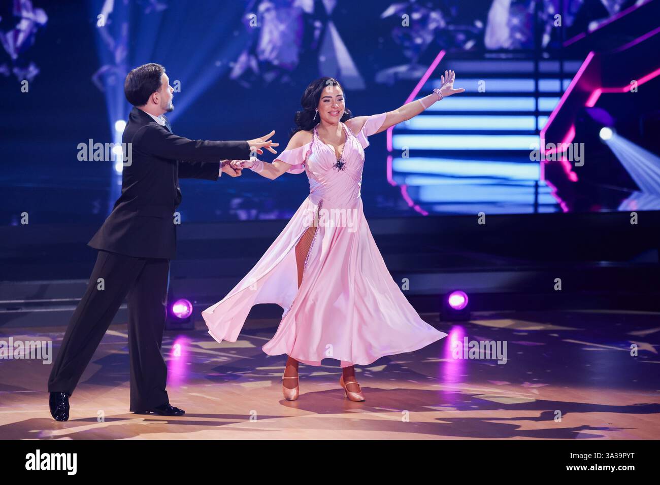 Cologne, Germany. 14th Mar, 2025. Leyla Lahouar, reality star, and ...