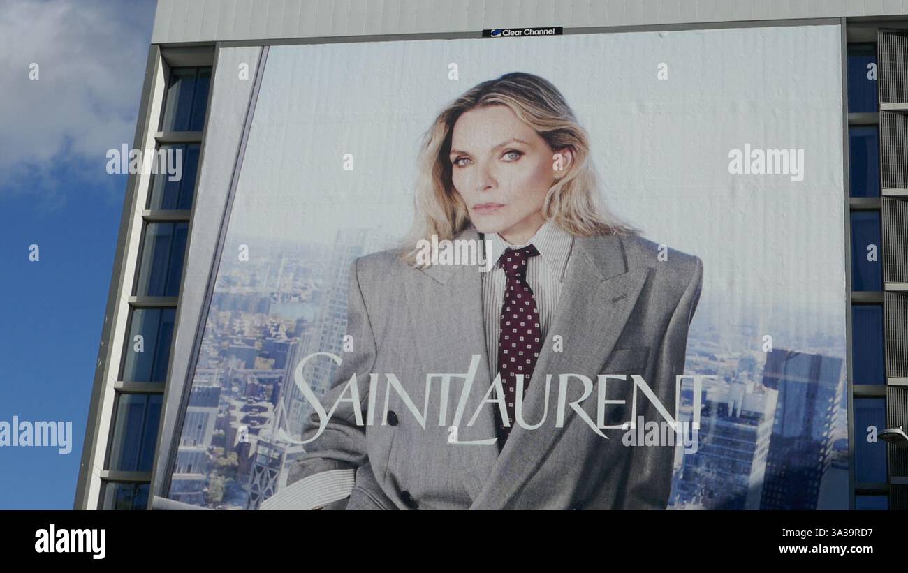 Los Angeles, California, USA 13th March 2025 Michelle Pfeiffer YSL ...