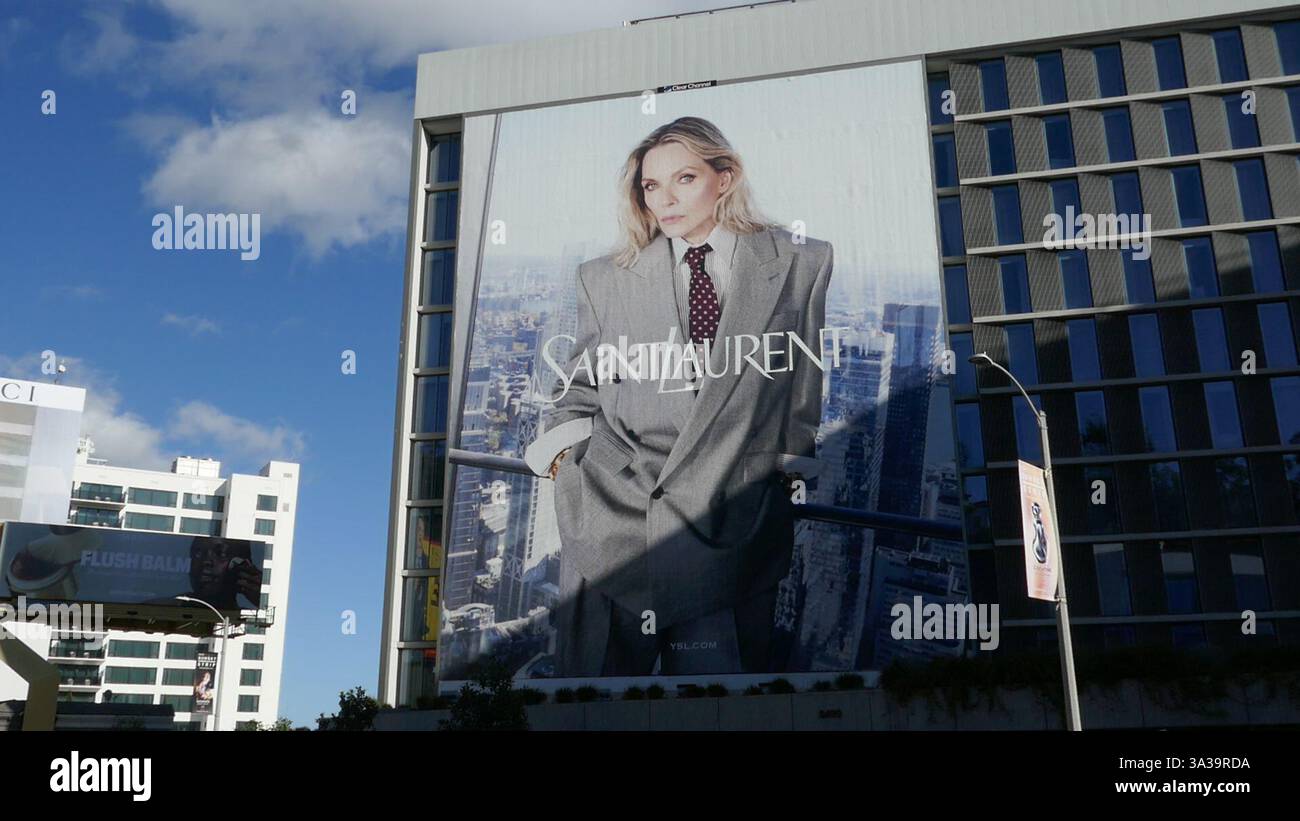 Los Angeles, California, USA 13th March 2025 Michelle Pfeiffer YSL ...