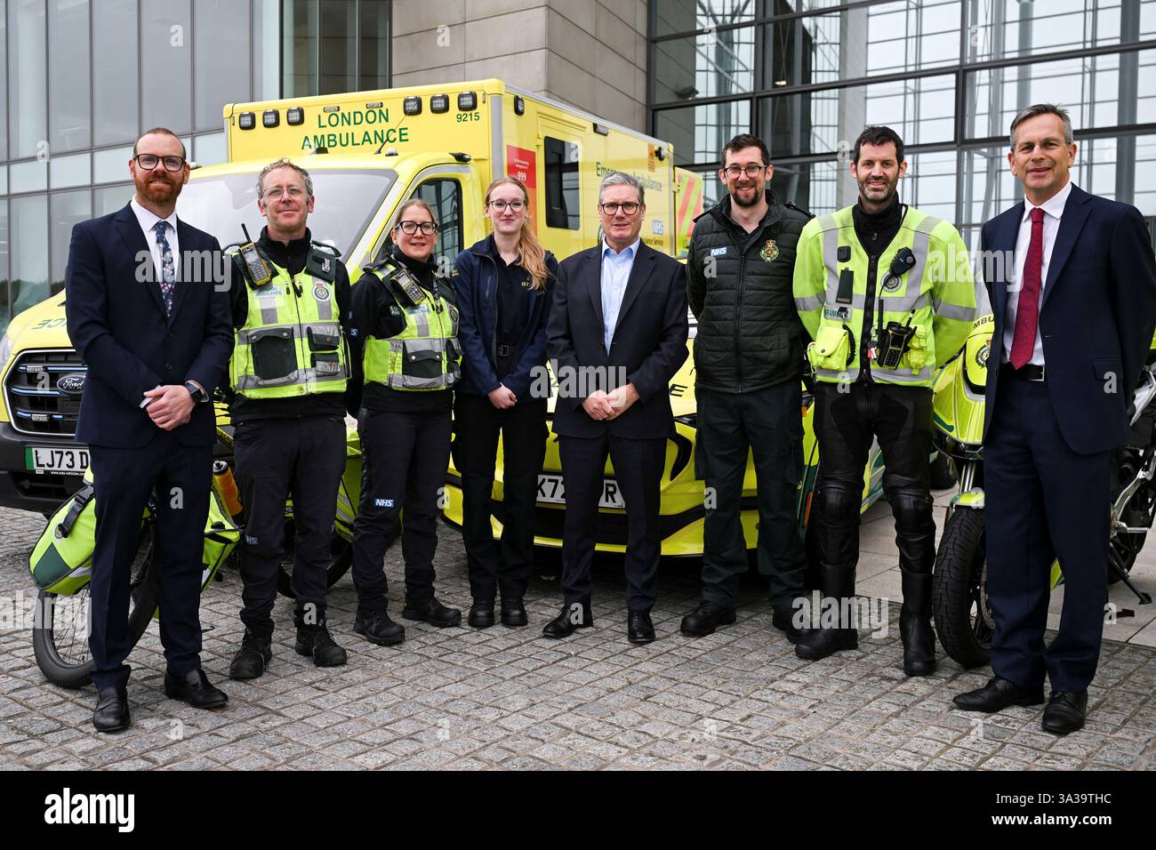 Prime Minister Sir Keir Starmer poses for a photograph with London ...