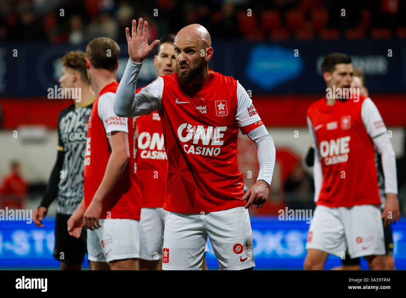 MAASTRICHT, NETHERLANDS - MARCH 14: Bryan Smeets of MVV Maastricht ...