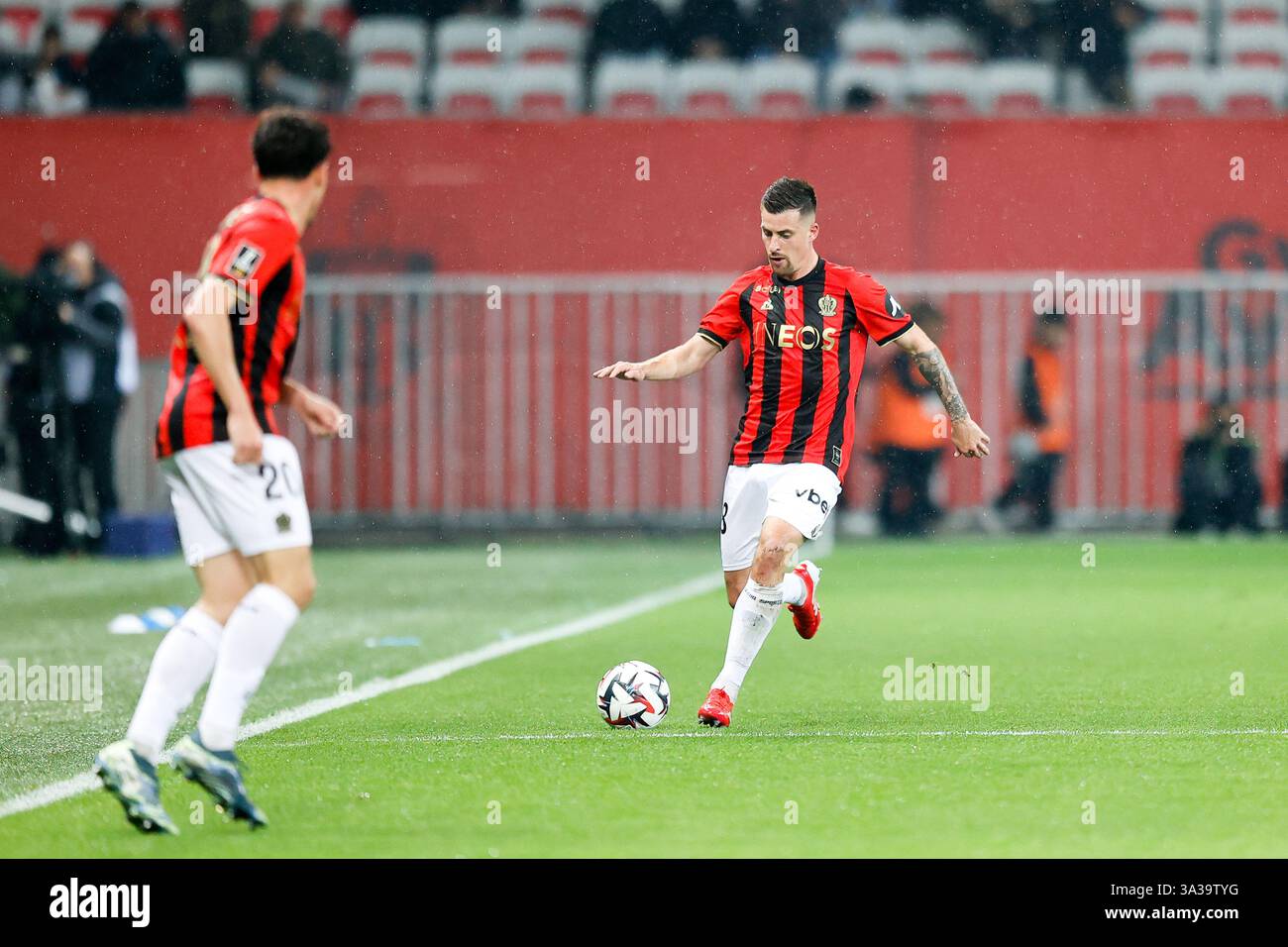 28 Baptiste SANTAMARIA (ogcn) during the Ligue 1 MacDonald's match ...