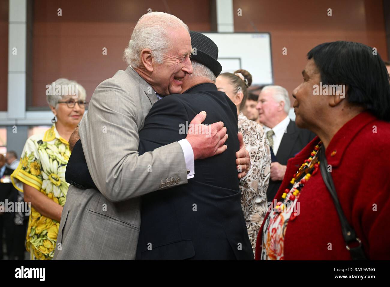 King Charles III meets with members of the indigenous community ...