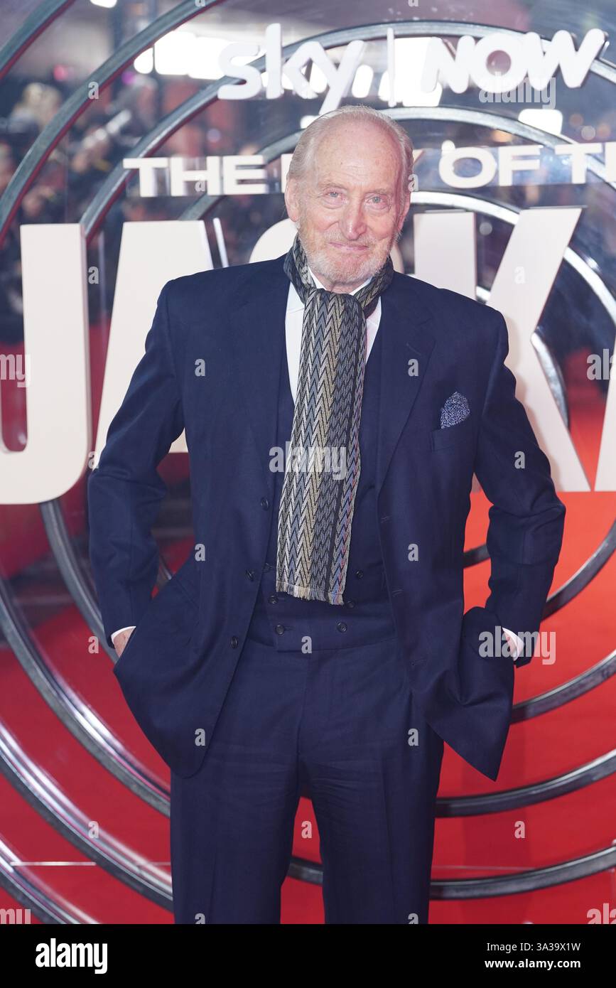 Charles Dance attending the Day of the Jackal UK premiere at Queen ...