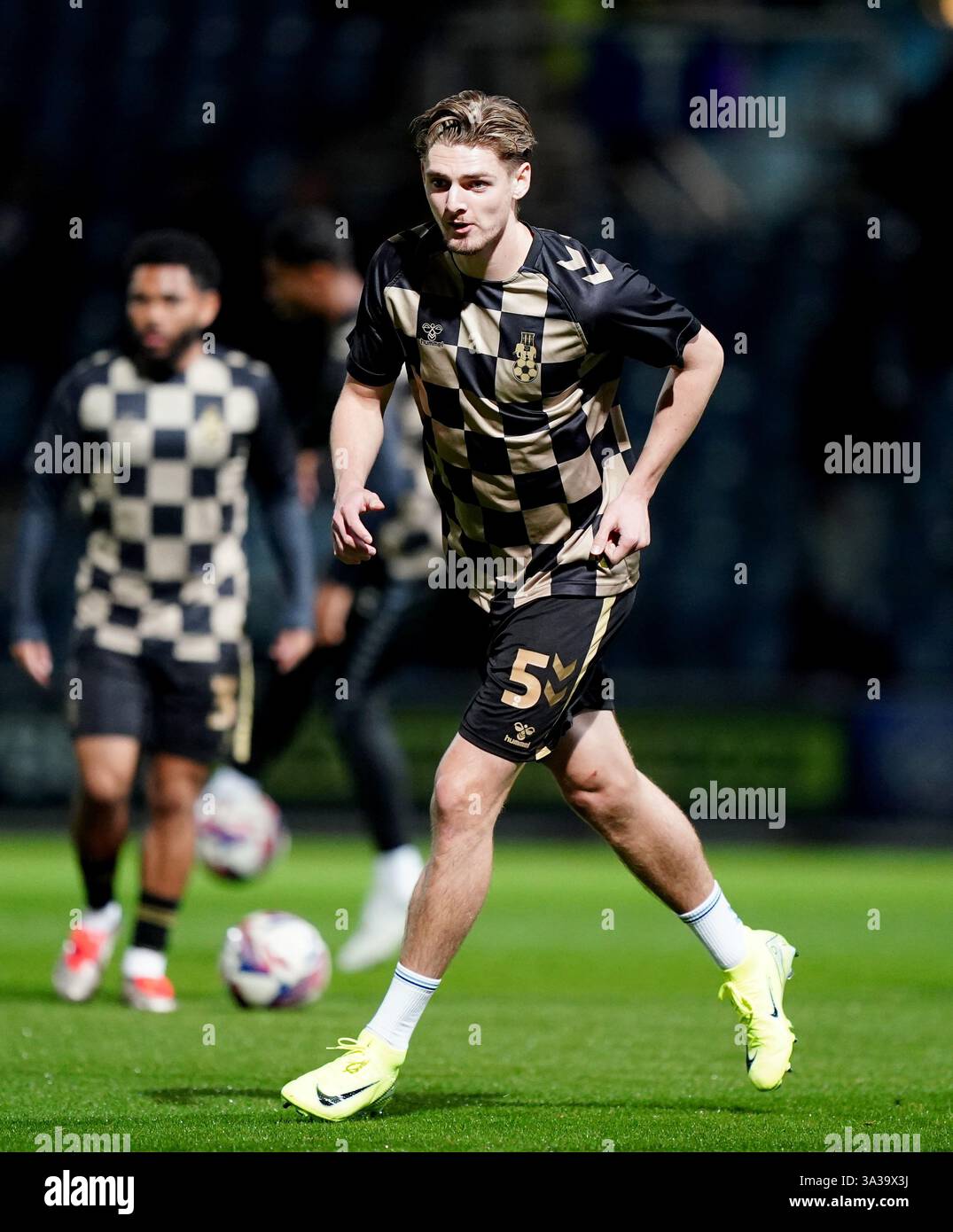 Coventry City's Jack Rudoni warms up before the Sky Bet Championship ...
