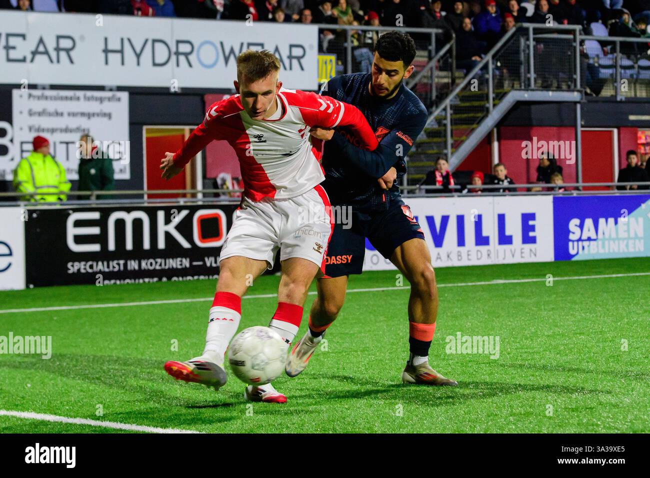 Emmen, Netherlands. 14th Mar, 2025. EMMEN, Stadium Oude Meerdijk, 14-03-2025, season 2024/2025 ...