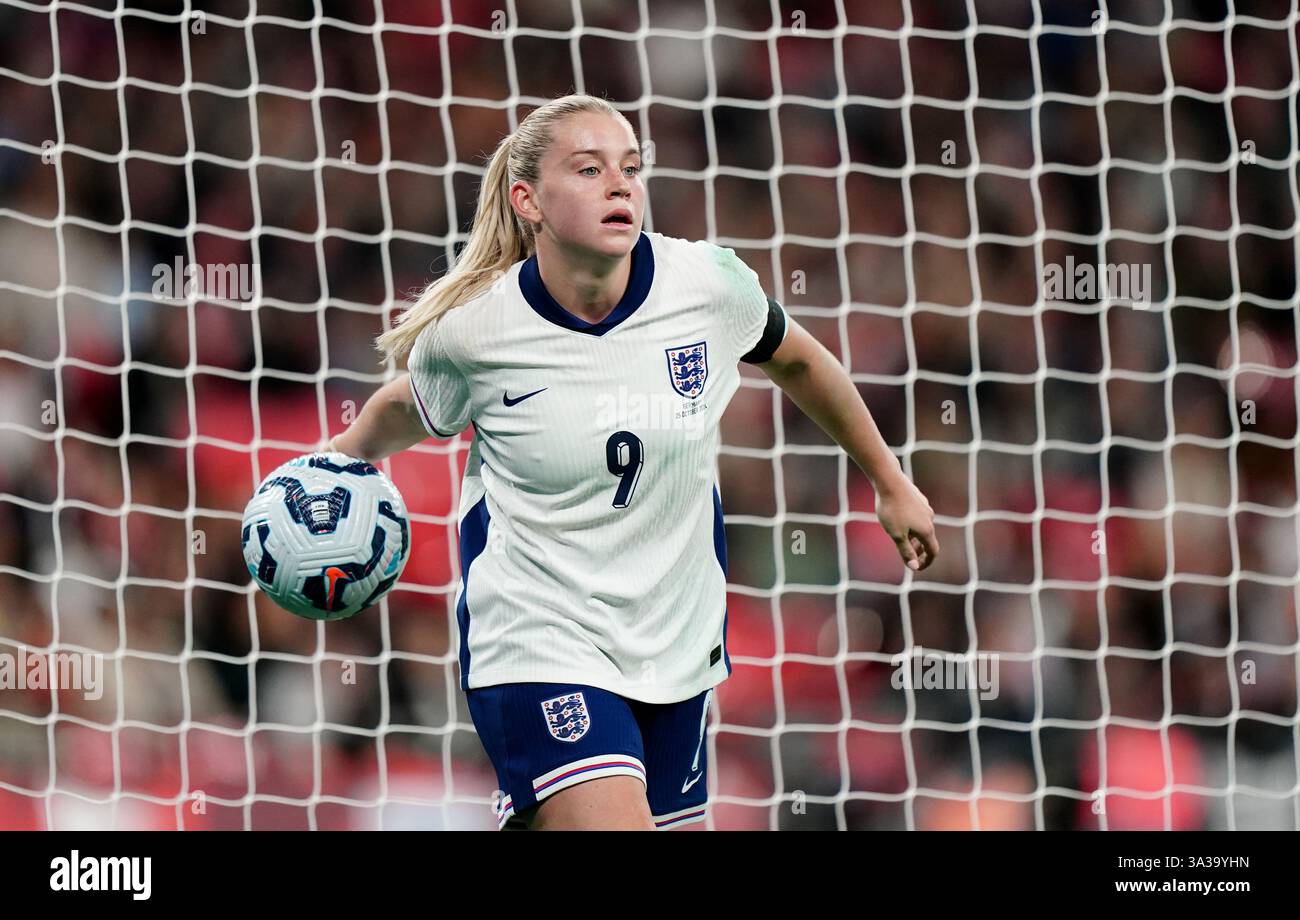 England's Alessia Russo during the international friendly match at ...