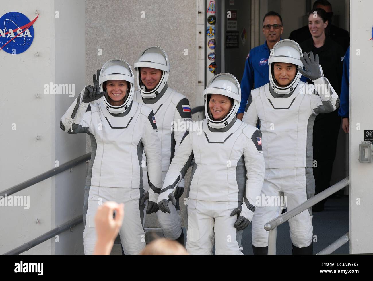 Members of the SpaceX NASA Crew-10 mission, NASA Astronaut Nichole ...