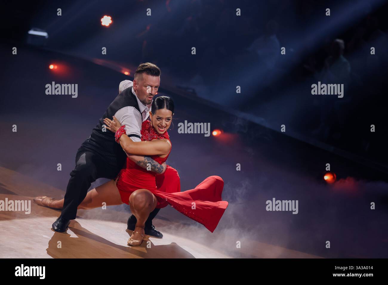 Cologne, Germany. 14th Mar, 2025. Ben Zucker, singer, and Malika ...