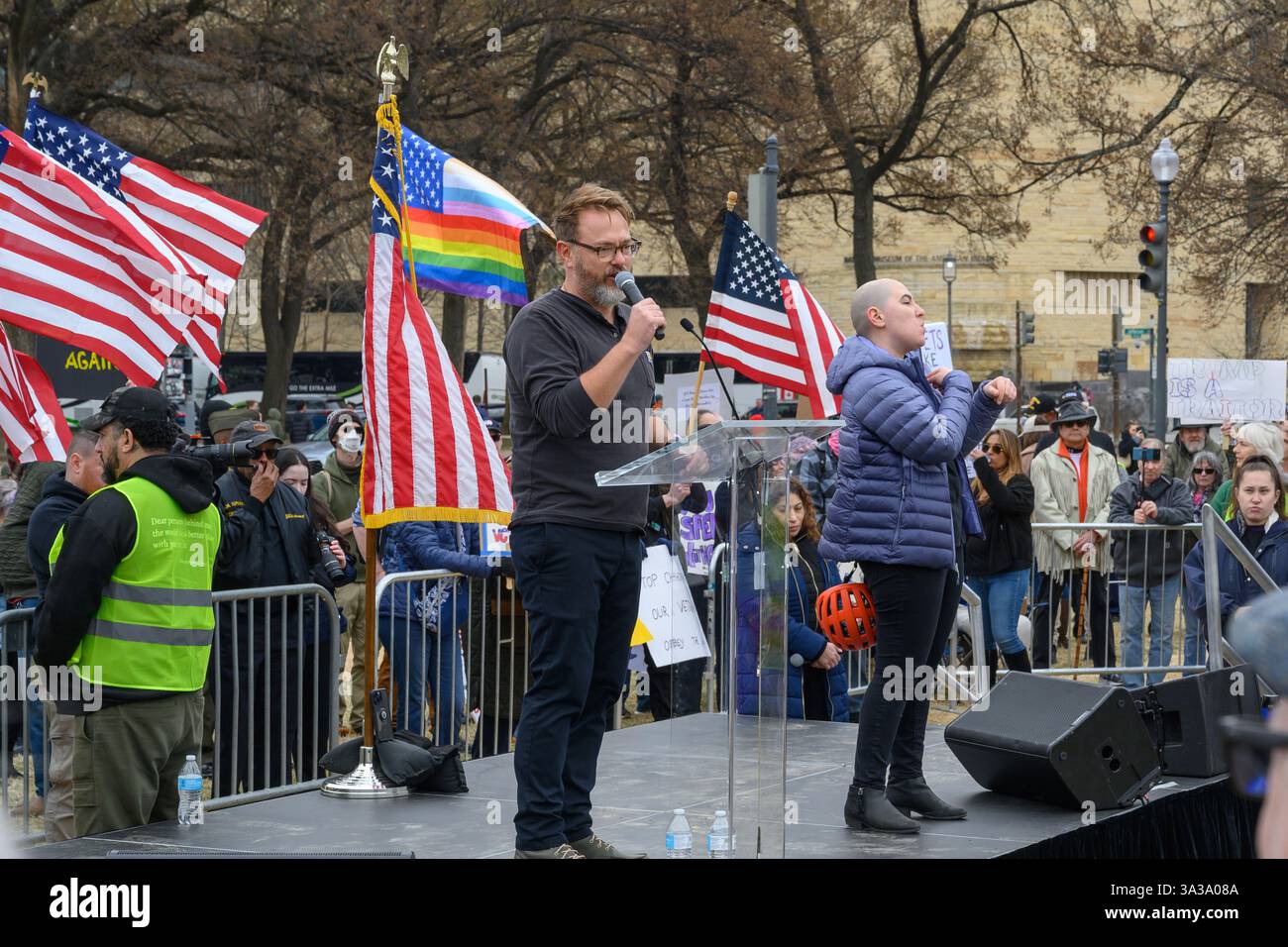 March 14, 2025, Washington, DC -- Stand up Comedian Cliff Cash speaks ...