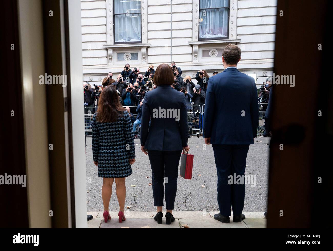 Chancellor of the Exchequer Rachel Reeves poses for photographs with ...