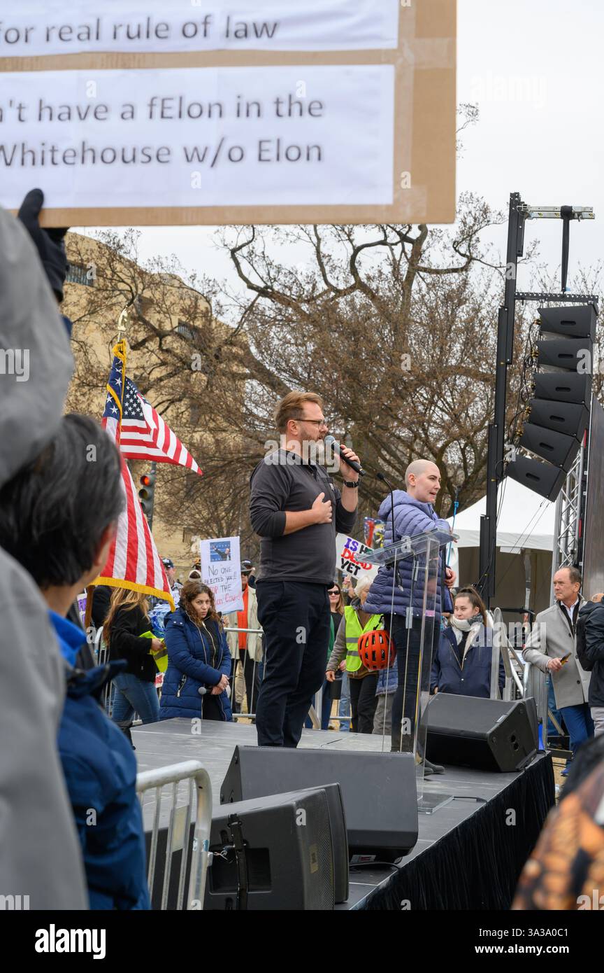 March 14, 2025, Washington, DC -- Stand up Comedian Cliff Cash speaks ...