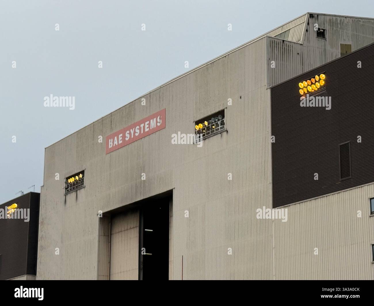 A view of BAE Systems' Barrow-in-Furness shipyard in Cumbria after two ...