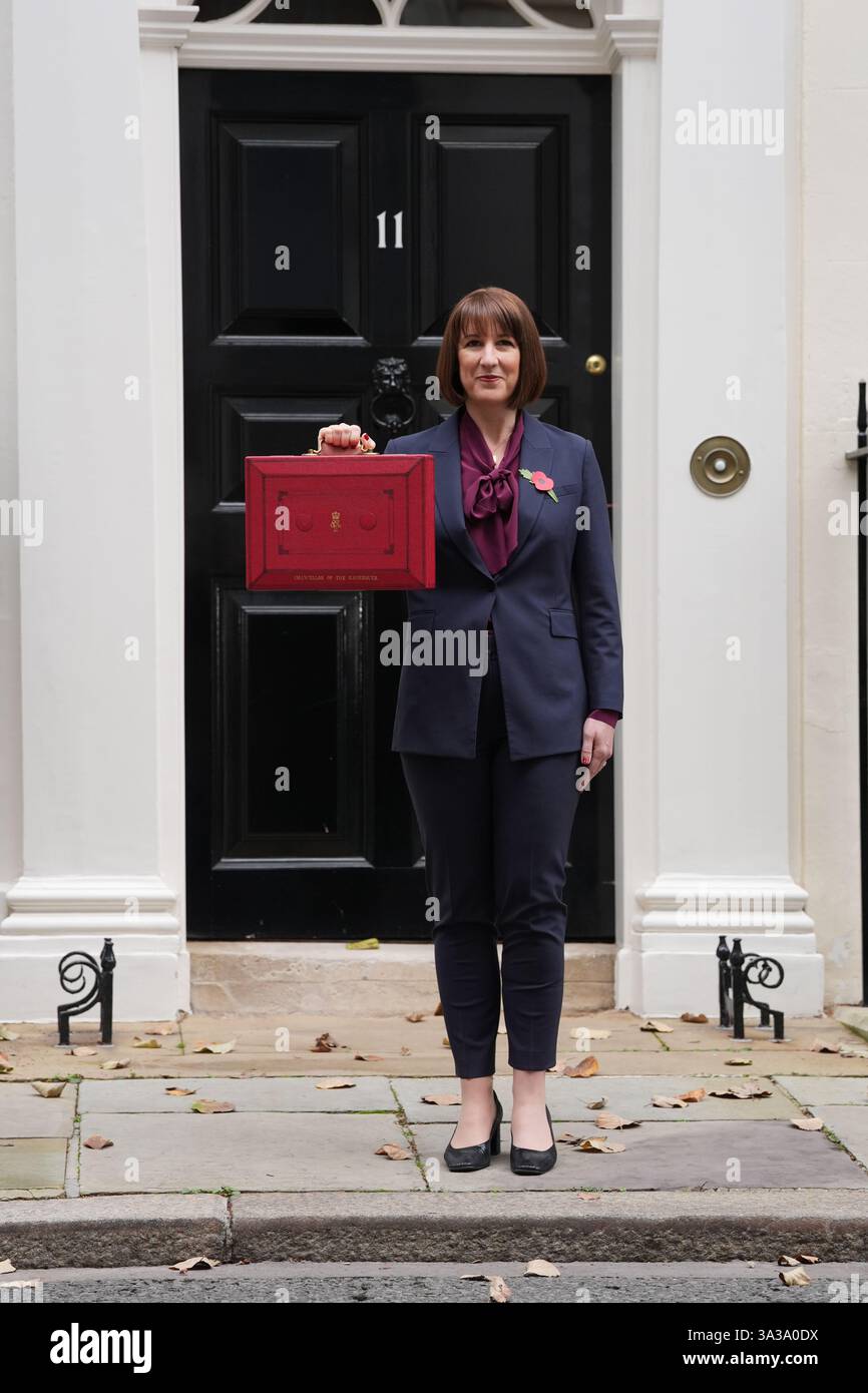 Chancellor of the Exchequer Rachel Reeves leaves 11 Downing Street ...