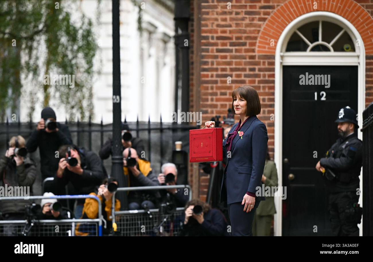 Chancellor of the Exchequer Rachel Reeves leaves 11 Downing Street ...