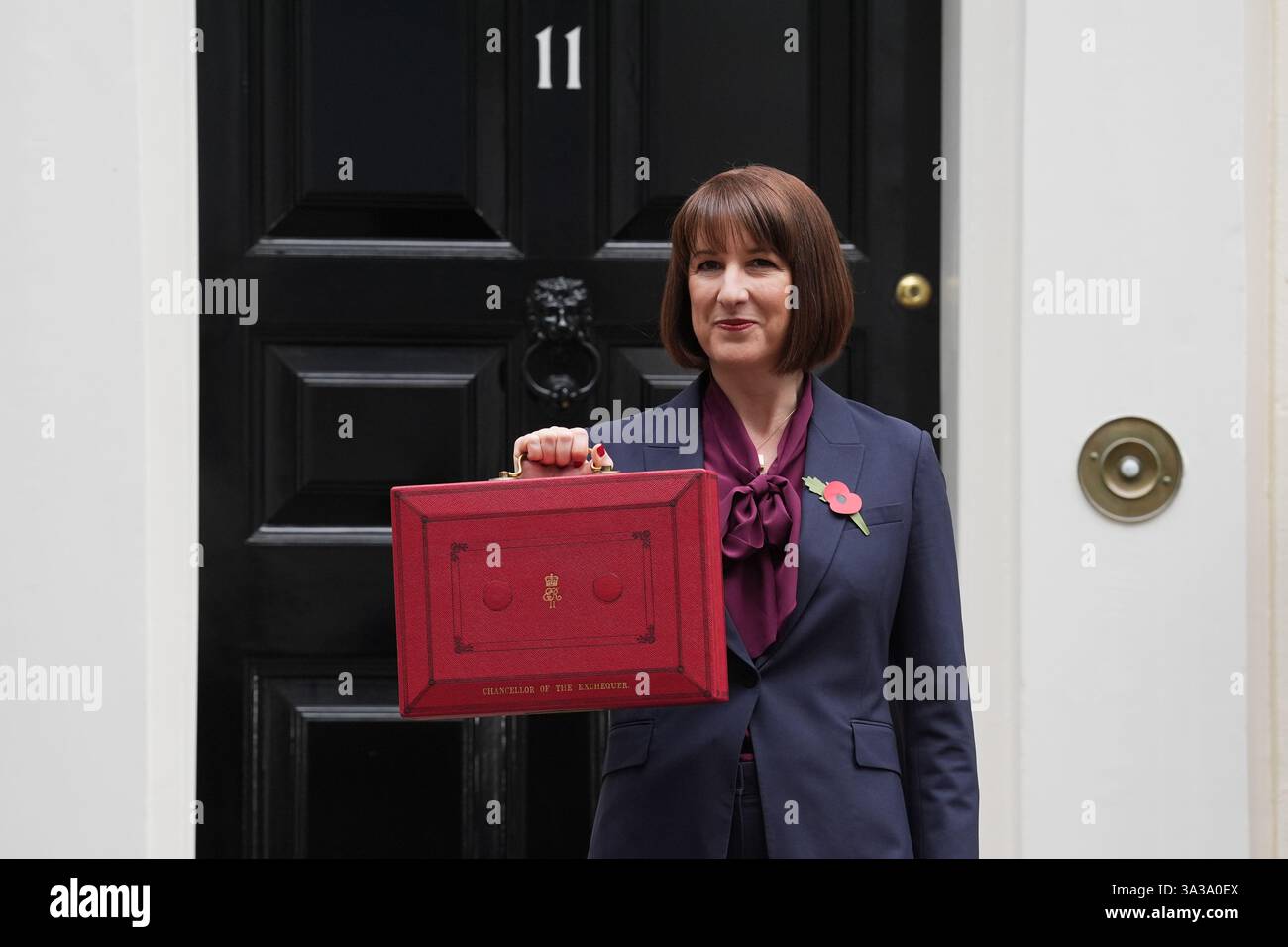 Chancellor of the Exchequer Rachel Reeves poses outside 11 Downing ...