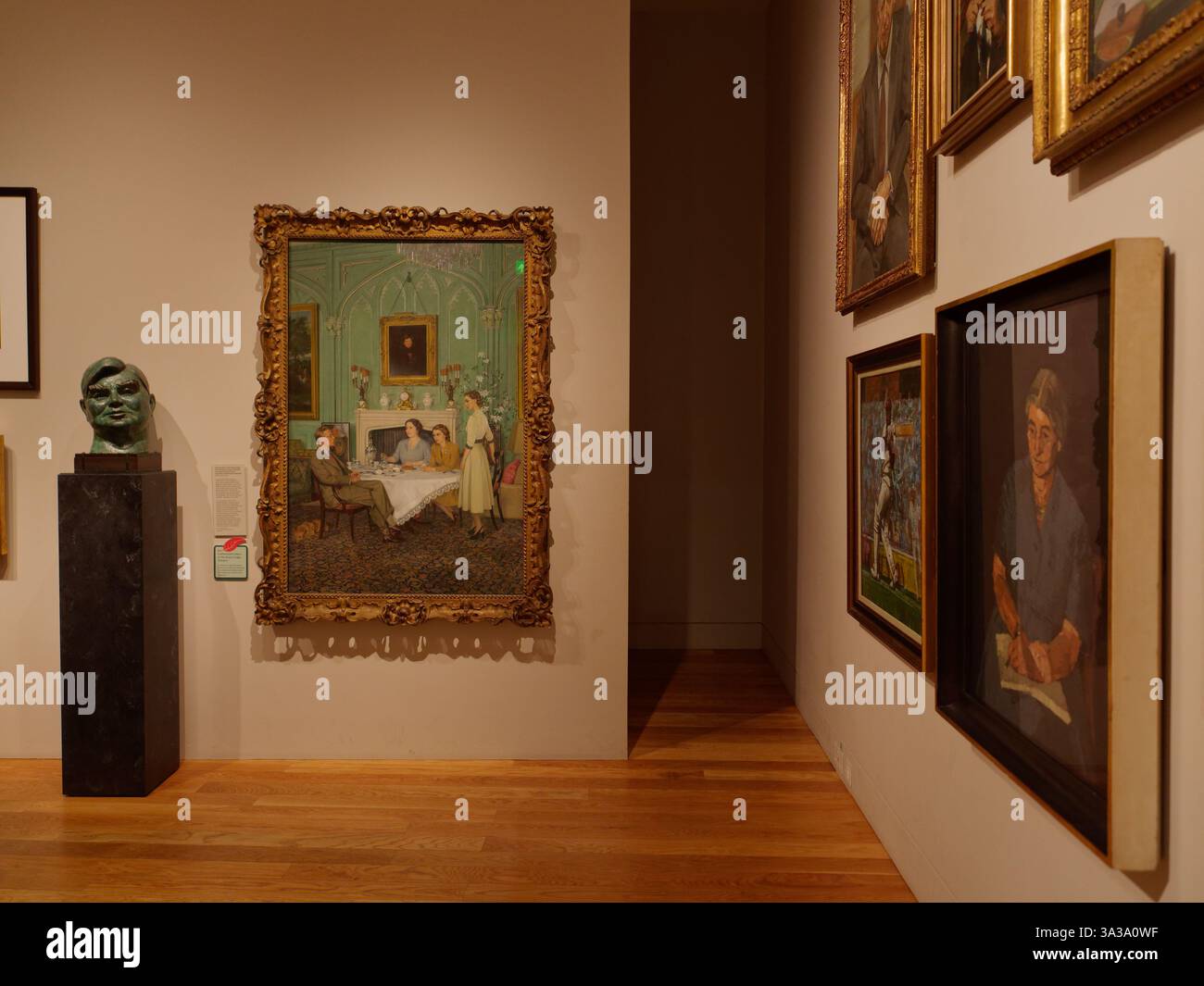 National Portrait Gallery interior including painting of the royal ...