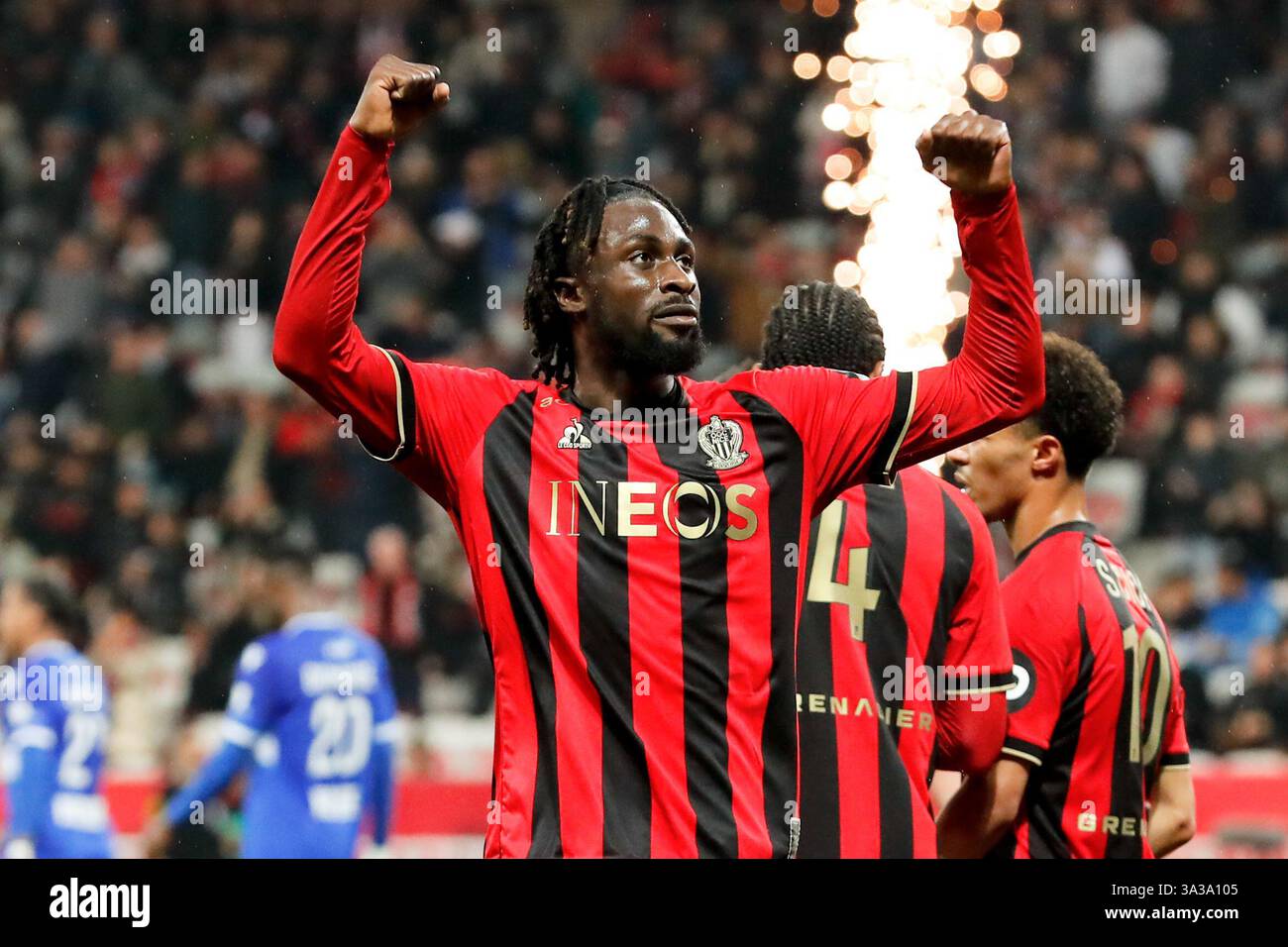 29 Evann GUESSAND (ogcn) during the Ligue 1 MacDonald's match between ...
