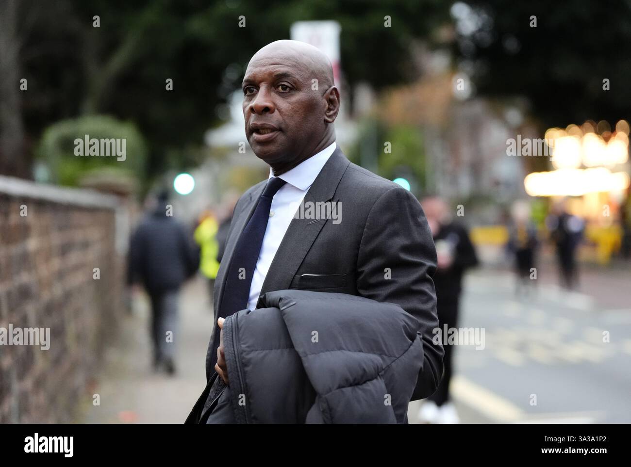 Mitchell Thomas ahead of the Premier League match at Molineux ...