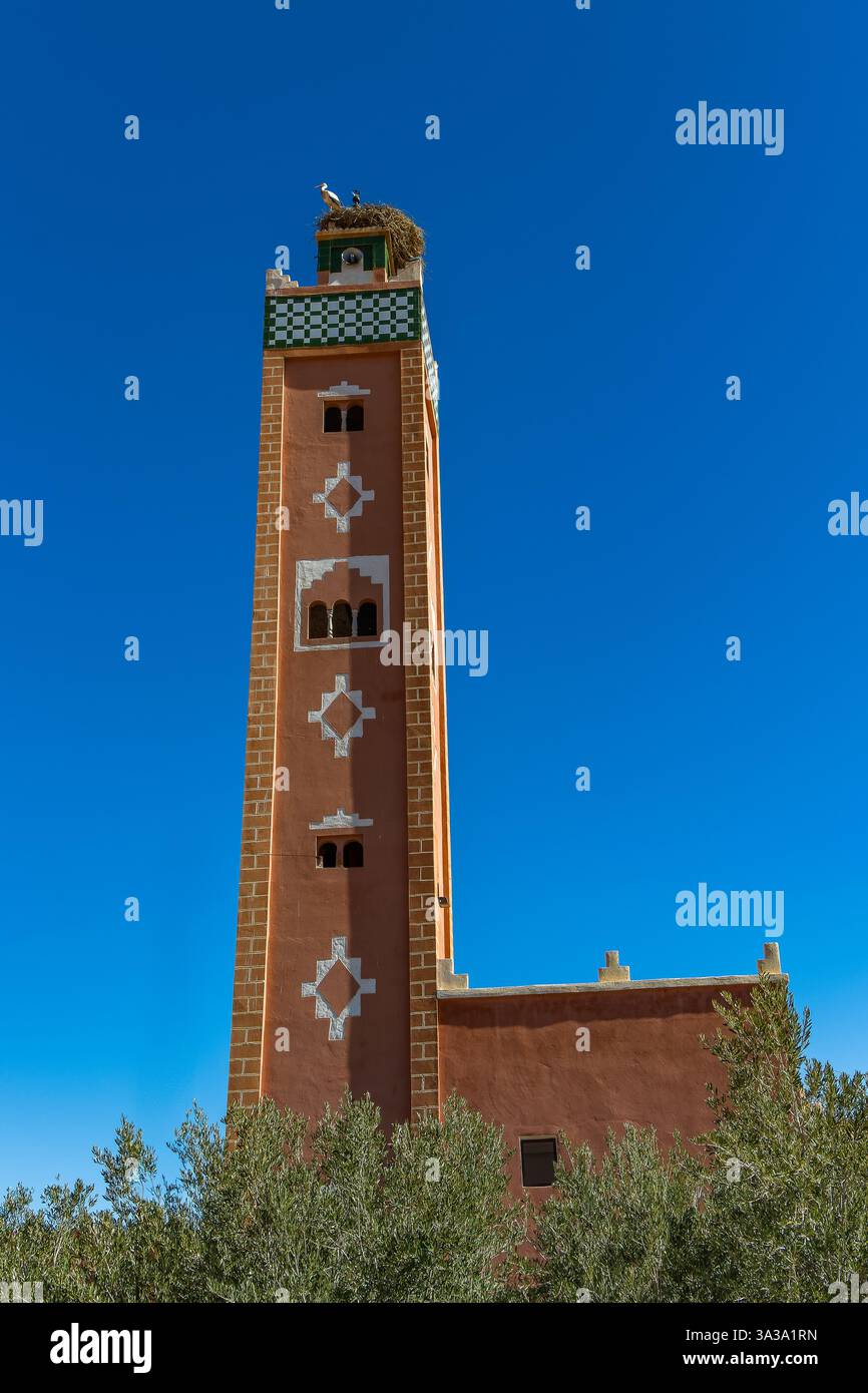 Morocco Ouarzazate - the mosque Ait Ben Haddou remains of medieval ...