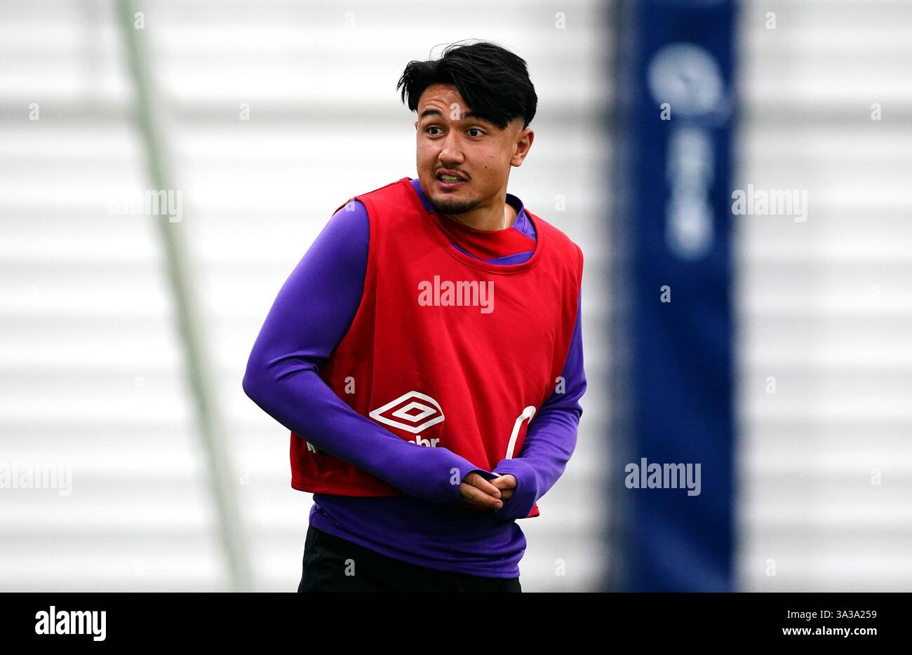 England's Marcus Smith during a training session at Pennyhill Park ...