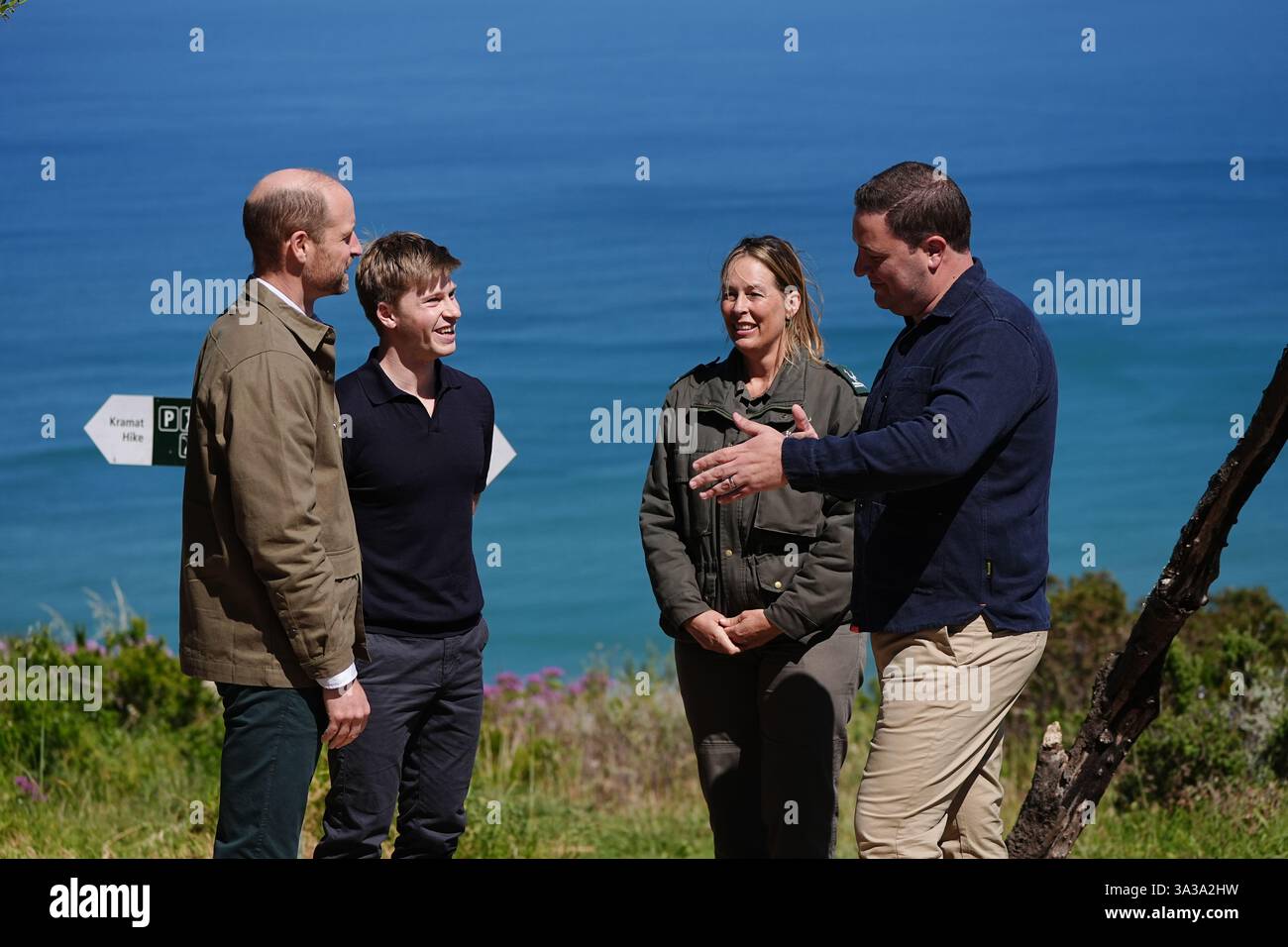 (left to right) The Prince of Wales with Robert Irwin, Earthshot Prize ...