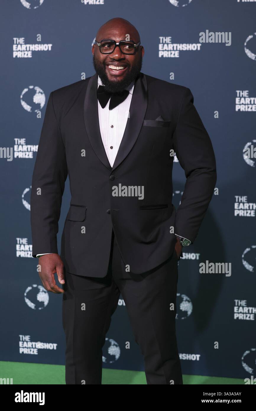 Former South African rugby player Tendai Mtawarira attends the ...