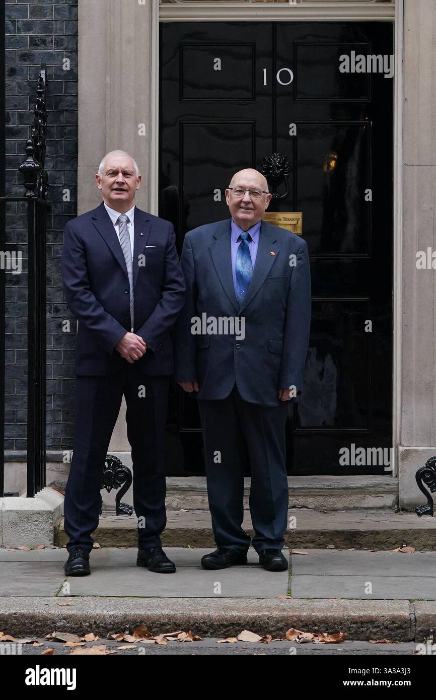 EMBARGOED TO 0001 SATURDAY NOVEMBER 9 Elizabeth Emblem campaigners Bryn ...
