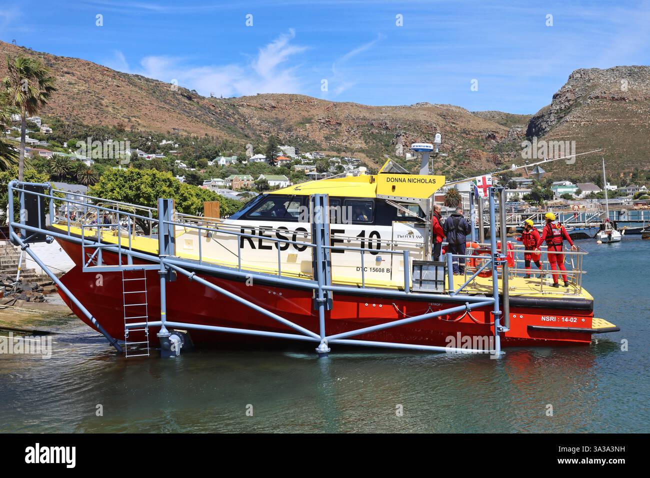 The Prince of Wales onboard the NSRI Lifeboat "Donna Nicholas" during a ...