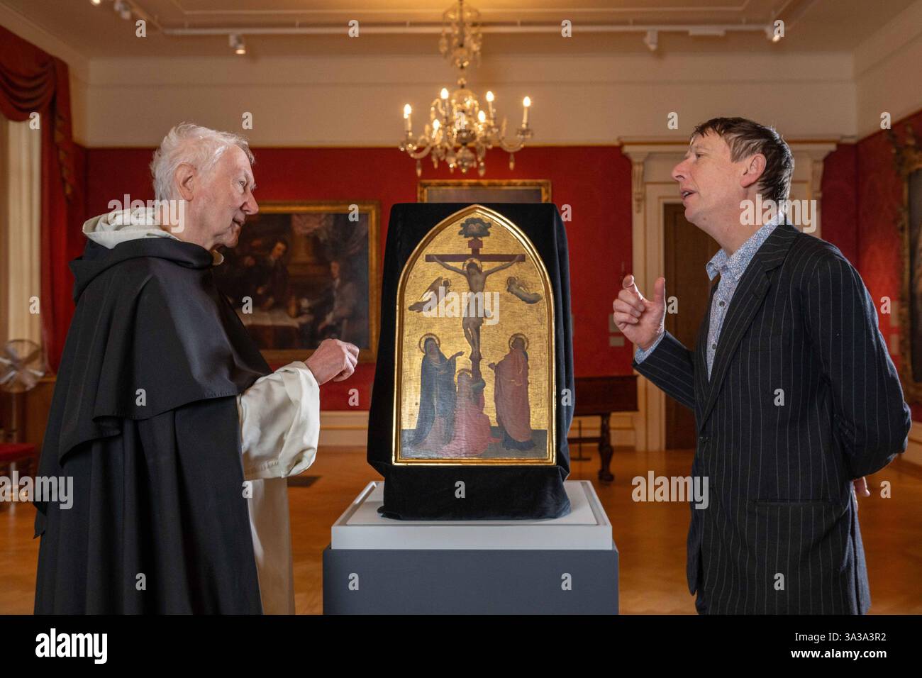 EDITORIAL USE ONLY (left to right) Fr. Timothy Radcliffe OP and Dr Xa ...