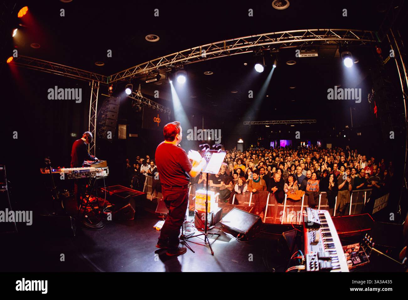 the italian band offlaga disco pax perform live for the reunion ...