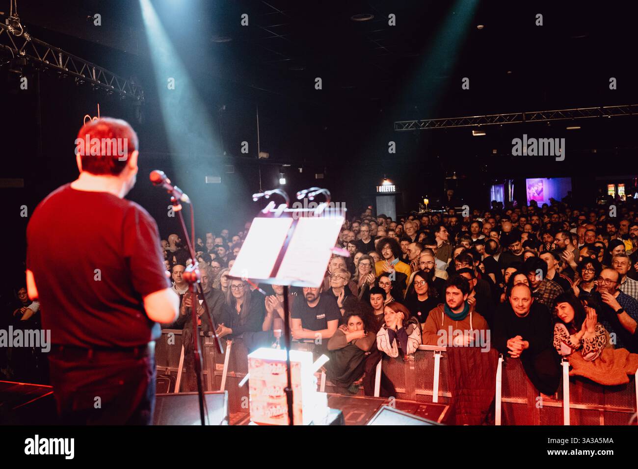 the italian band offlaga disco pax perform live for the reunion ...