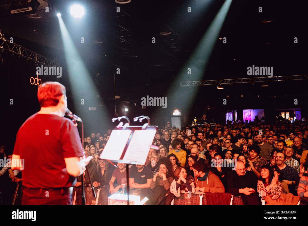 the italian band offlaga disco pax perform live for the reunion ...