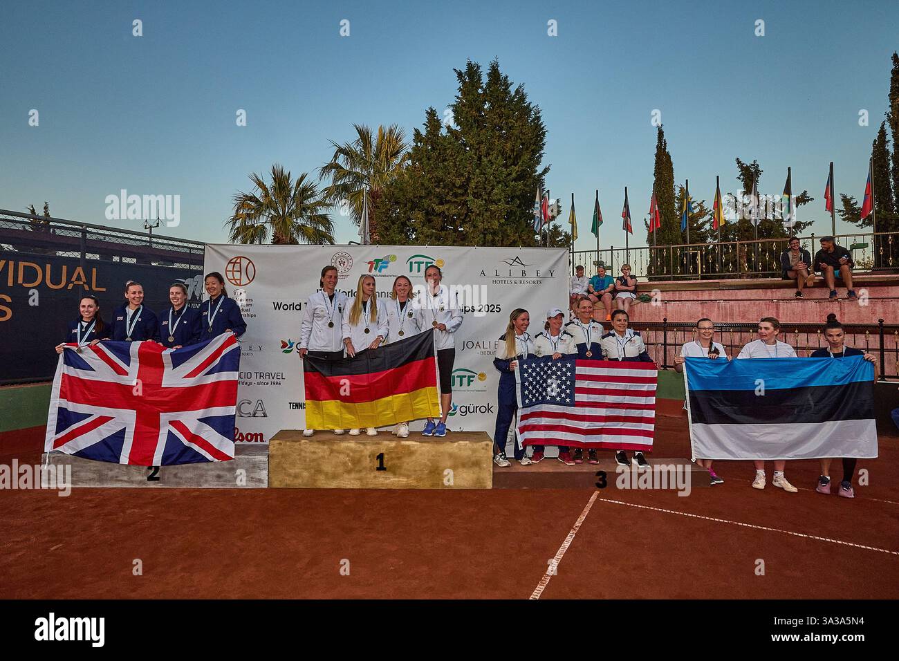 March 14, 2025, Manavgat, Antalya, Turkey: Team Great Britain - silver ...