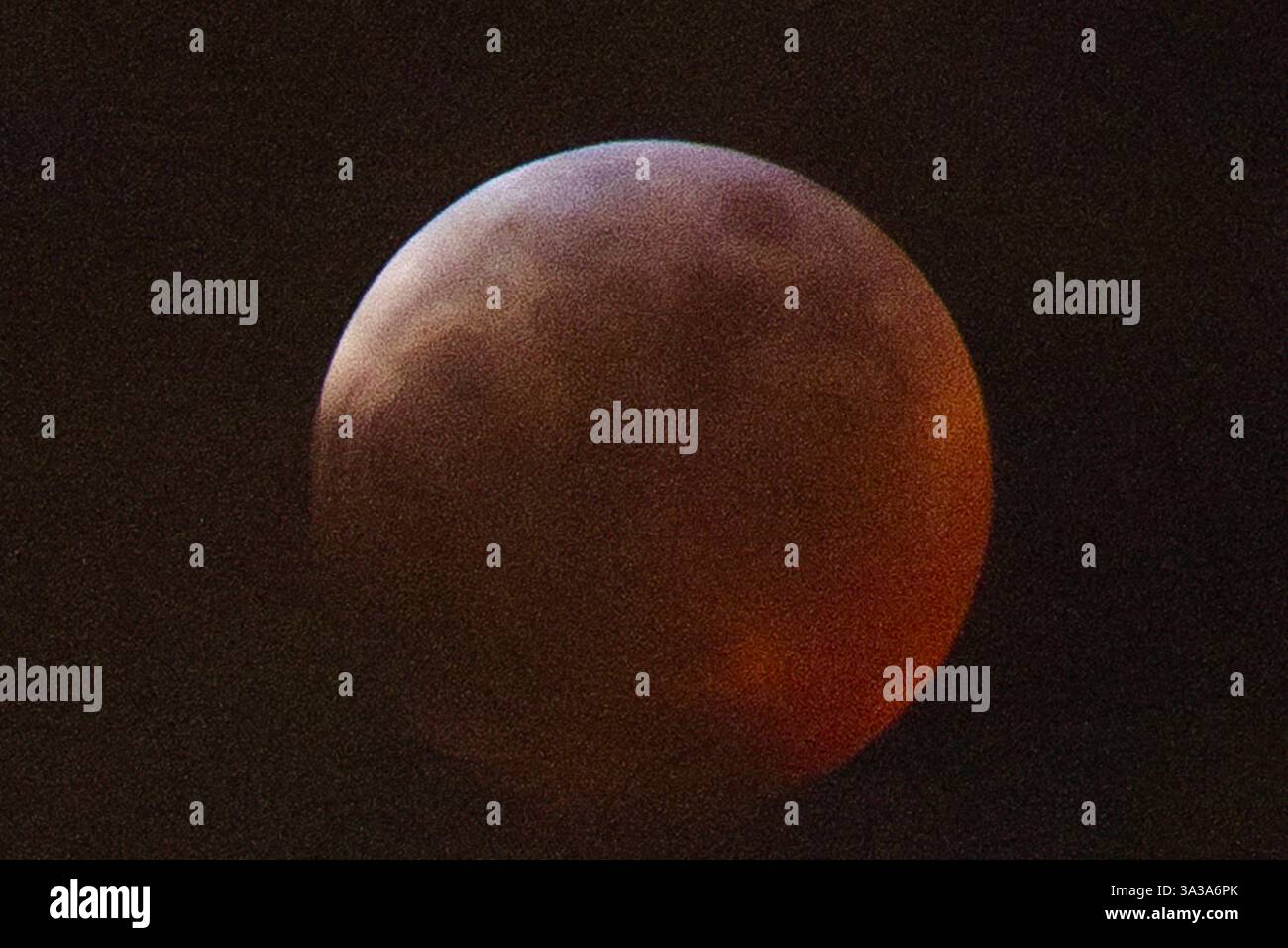 Blood Moon Eclipse in Alaska Anchorage, Alaska March 13, 20205: A mesmerizing total lunar ...