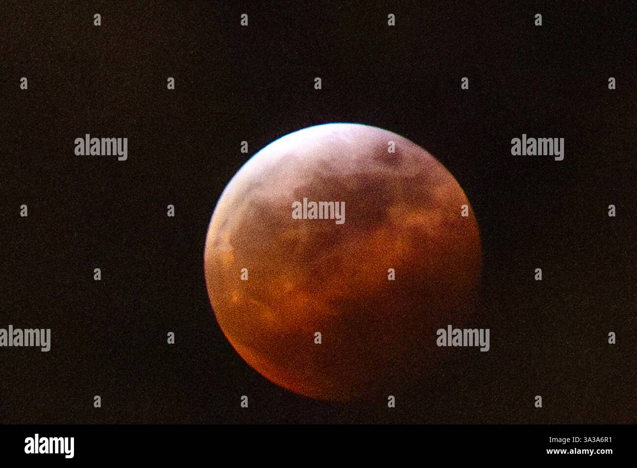 Blood Moon Eclipse in Alaska Anchorage, Alaska March 13, 20205: A mesmerizing total lunar ...