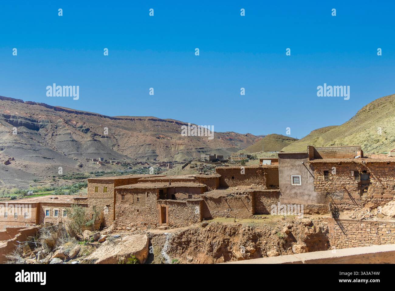 Gorgeous berber villages in the Atlas mountains of Morocco Stock Photo ...