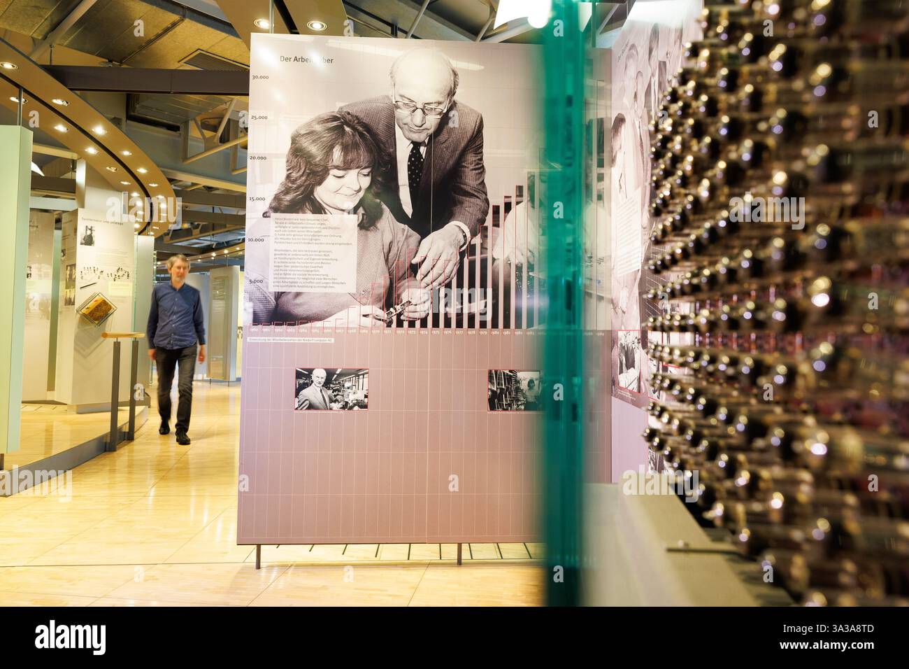 Paderborn, Germany. 14th Mar, 2025. View of a tube-based electronic ...