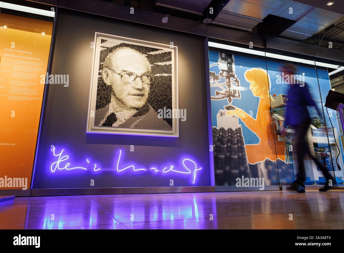 Paderborn, Germany. 14th Mar, 2025. View of a picture of computer ...