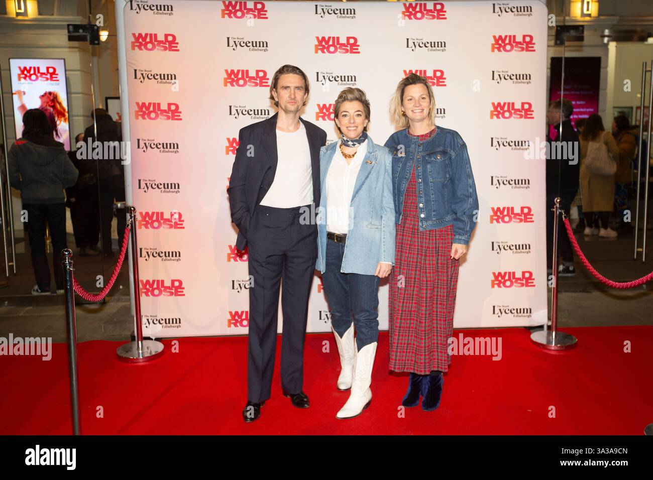 Edinburgh. UK. 14th March 2025. World premiere: Wild Rose, red carpet ...