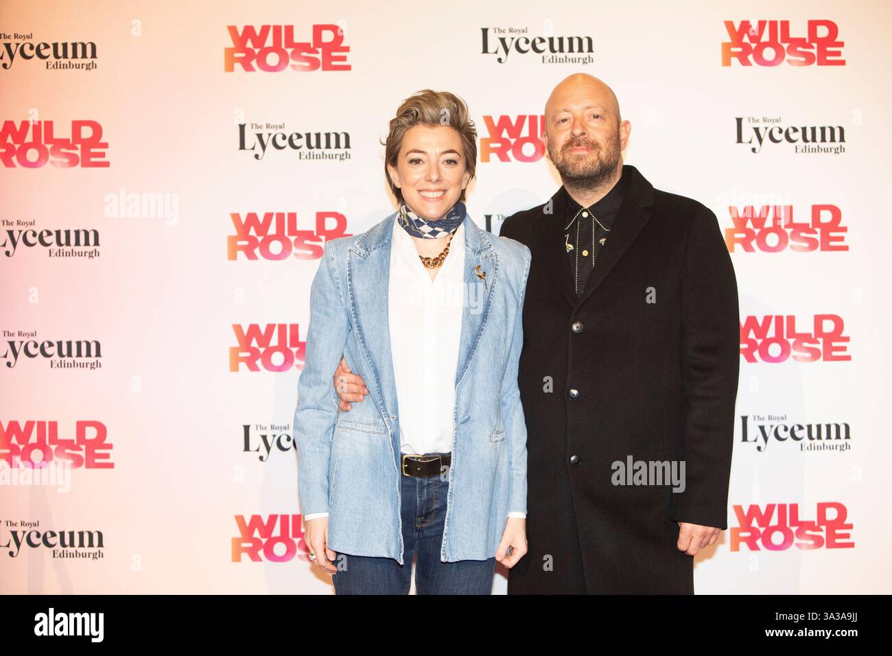Edinburgh, UK. 14th Mar, 2025. World premiere: Wild Rose, red carpet at ...