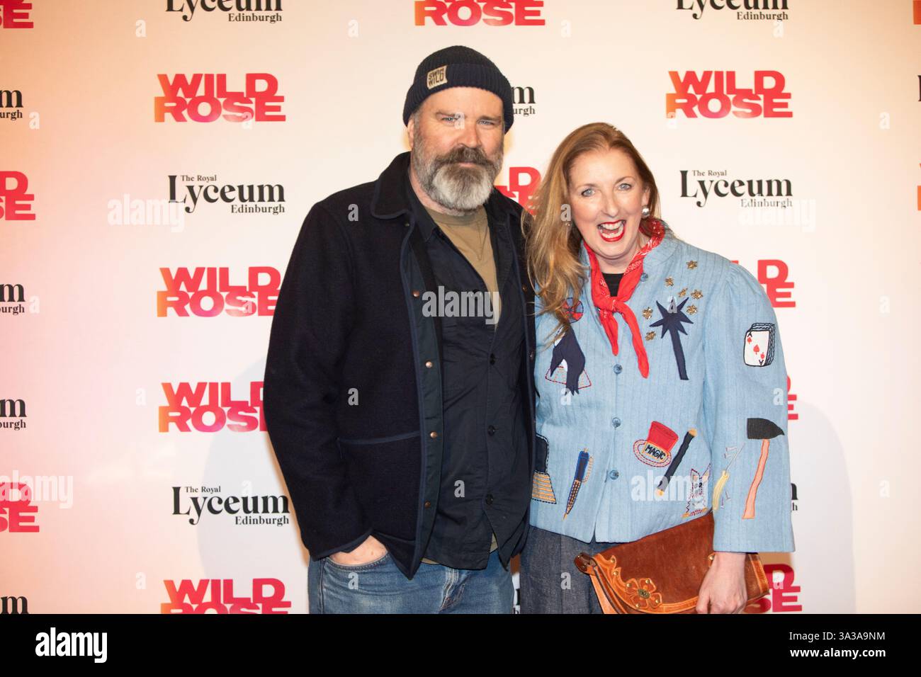 Edinburgh, UK. 14th Mar, 2025. World premiere: Wild Rose, red carpet at ...