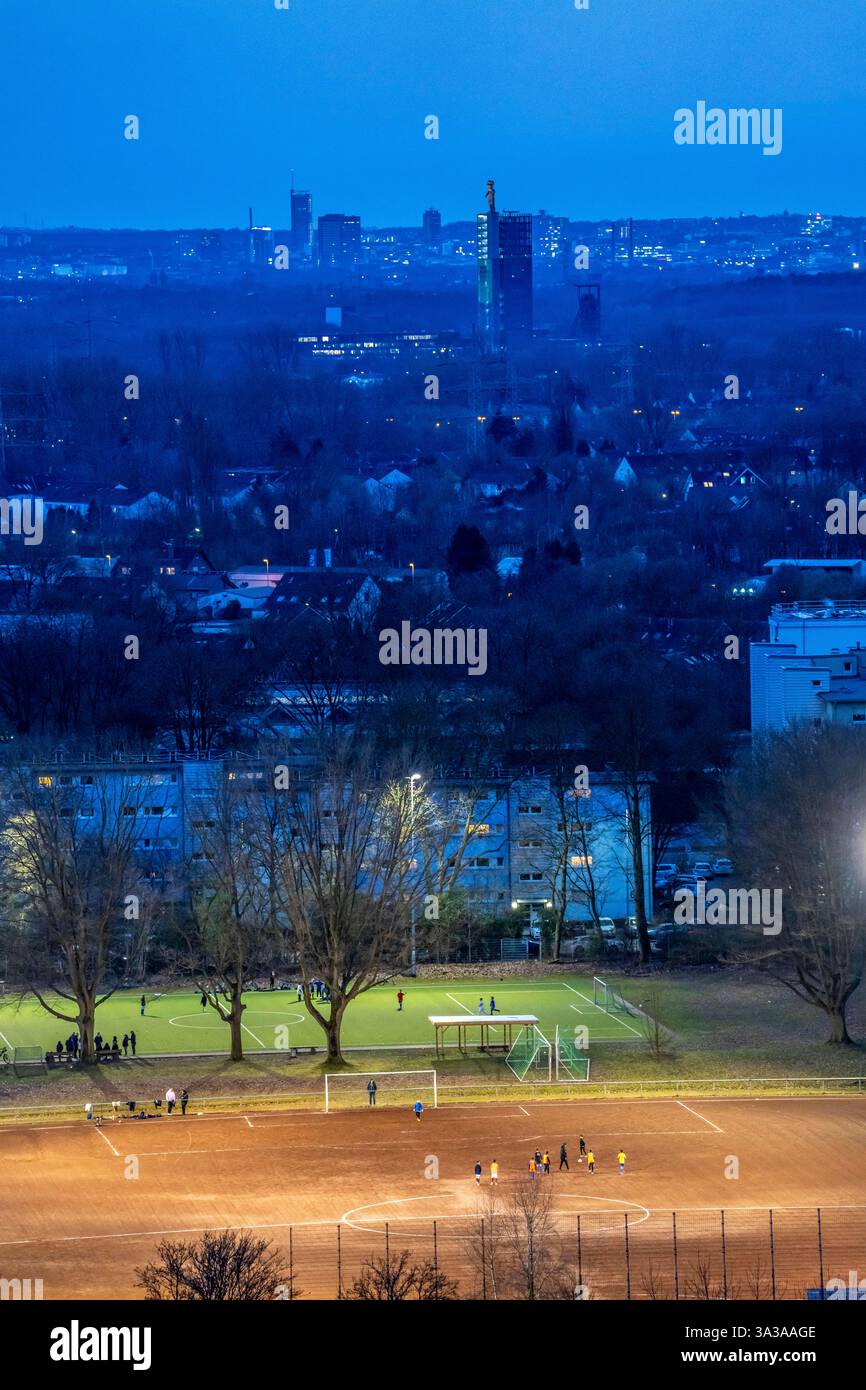 Fußballplatz, Ascheplatz des SuS Beckhausen 05 e.V. in Gelsenkirchen ...