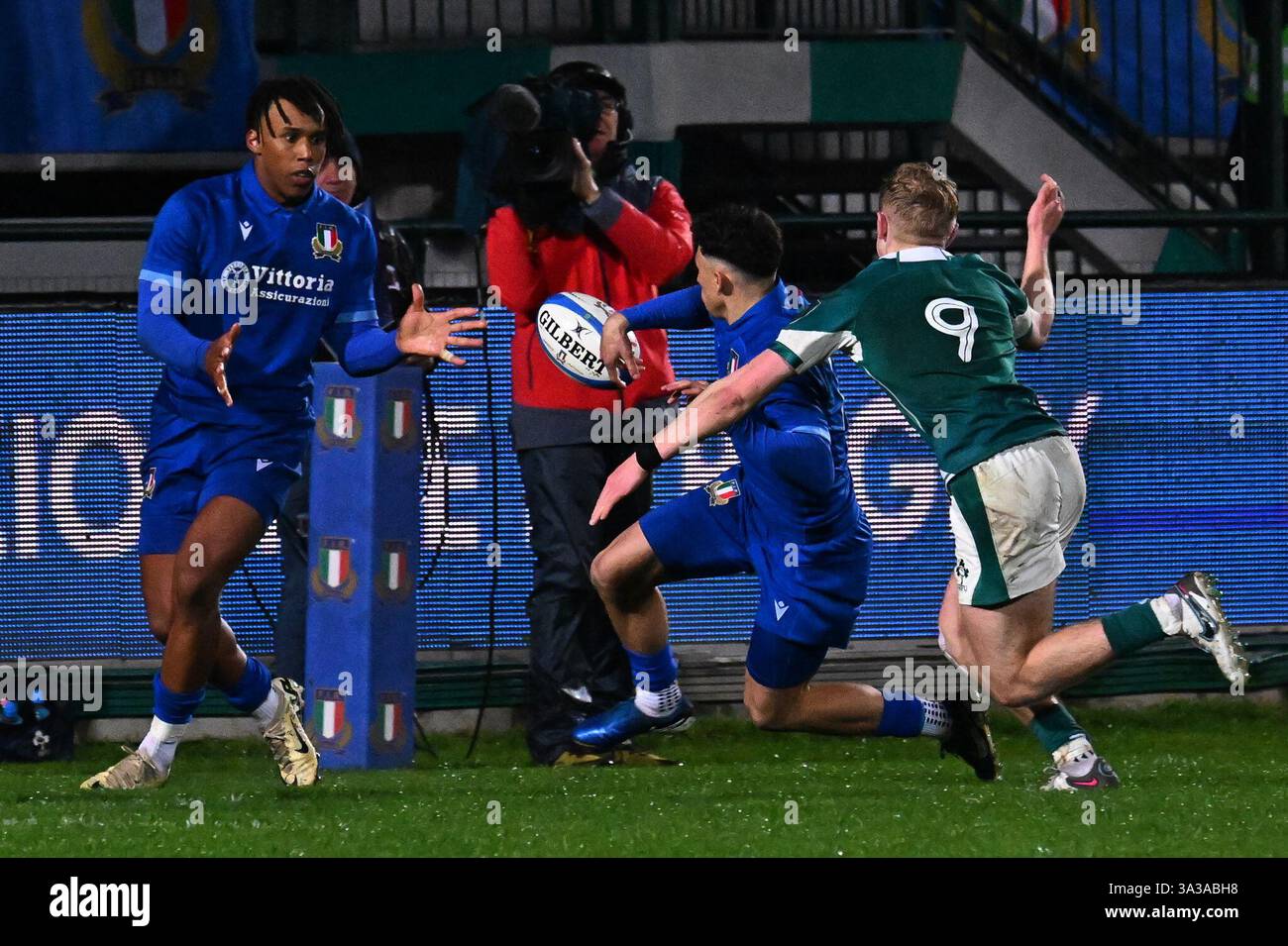 Monigo, Italy. 14th Mar, 2025. Malik Faissal ( Italy ) during the match ...