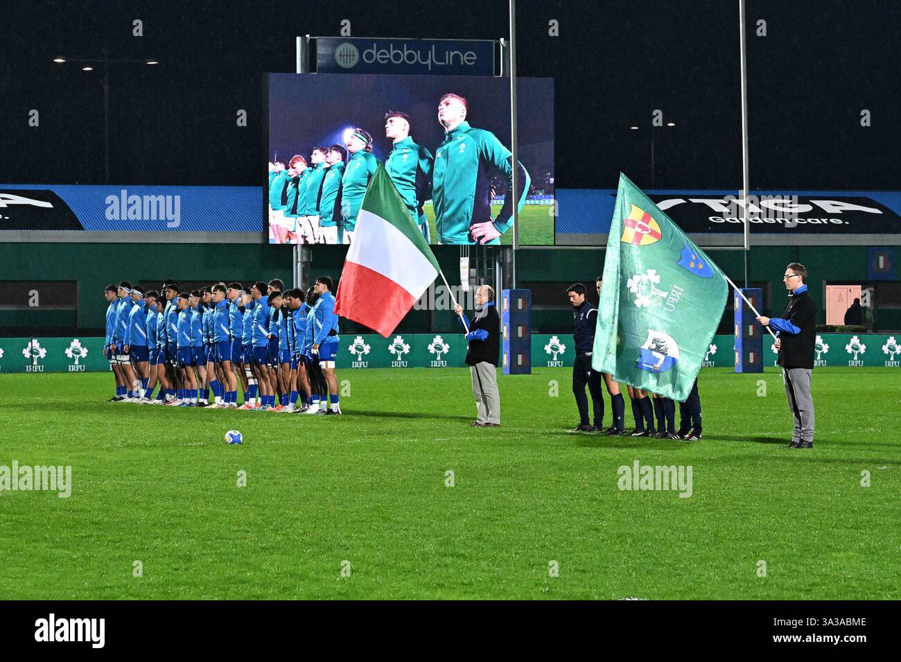 Italy and Ireland teams during the match Italy U20 vs Ireland U20 at ...