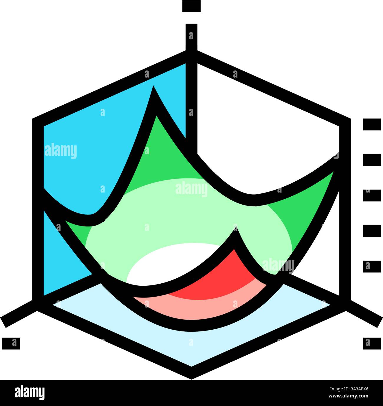 gradient descent arrow machine color icon vector illustration Stock ...