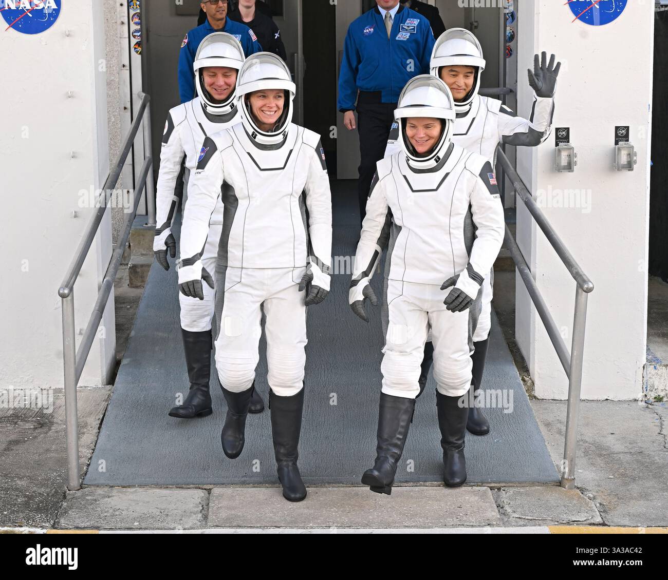 SpaceX NASA Crew-10 members, Roscosmos Cosmonaut Kirill Peskov, NASA ...